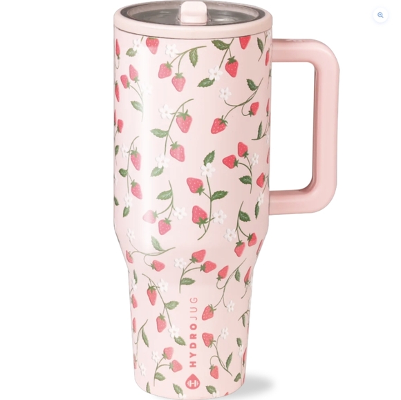 HydroJug | Dining | Hydrojug Pink Strawberry Tumbler | Poshmark